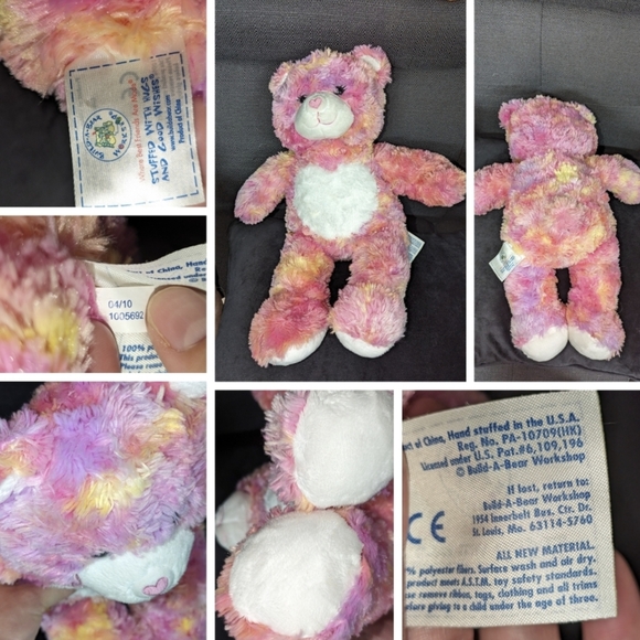 Build-A-Bear | Toys | Buildabear Multicolor Teddy Bear | Poshmark